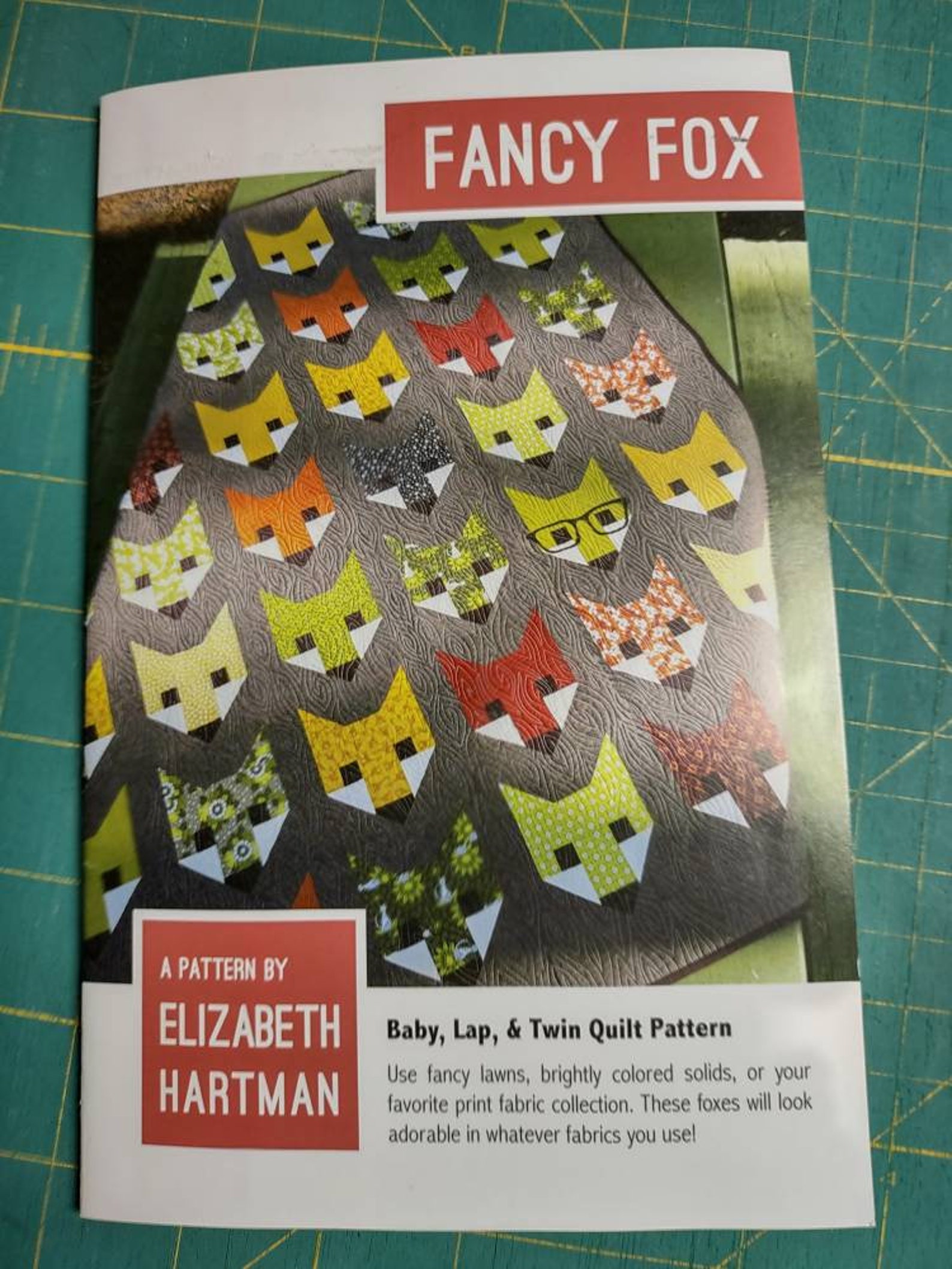 Precut Quilt Kit: Fancy Fox Quilt Kit Elizabeth Hartman Precut Baby ...