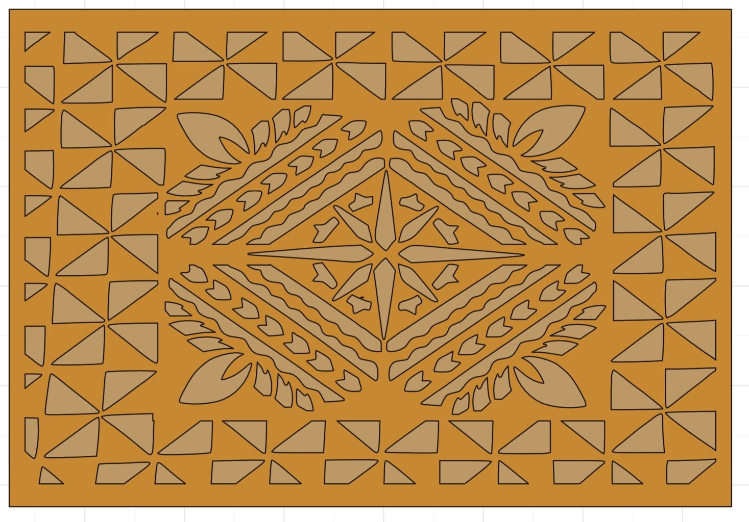 Samoan Star Stencil - Etsy