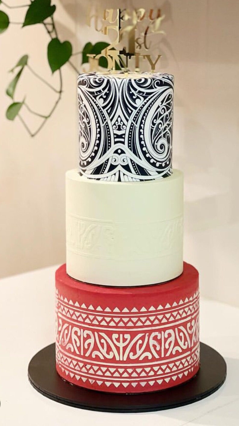 Maori Geometric Border Stencil - Etsy Australia