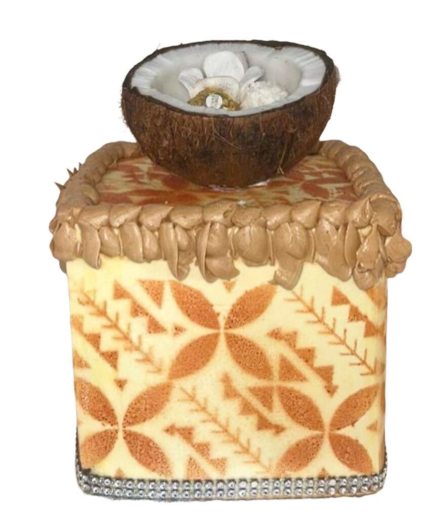 Island Floral Geometric Border Stencil - Etsy Australia