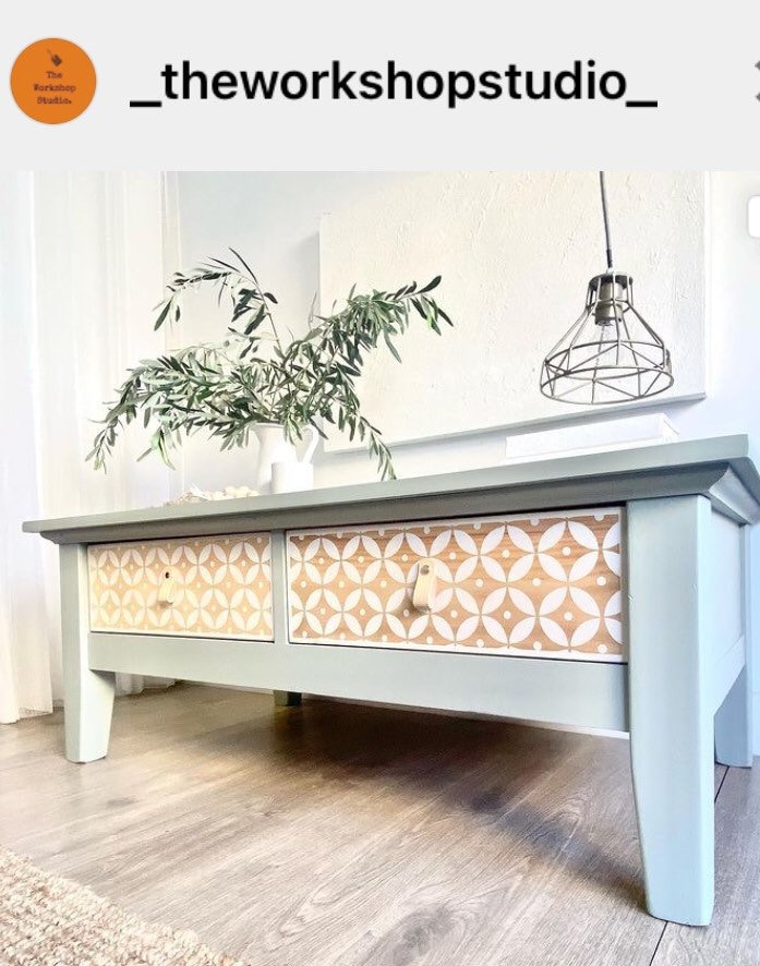Retro Bone Inlay Stencil - Etsy