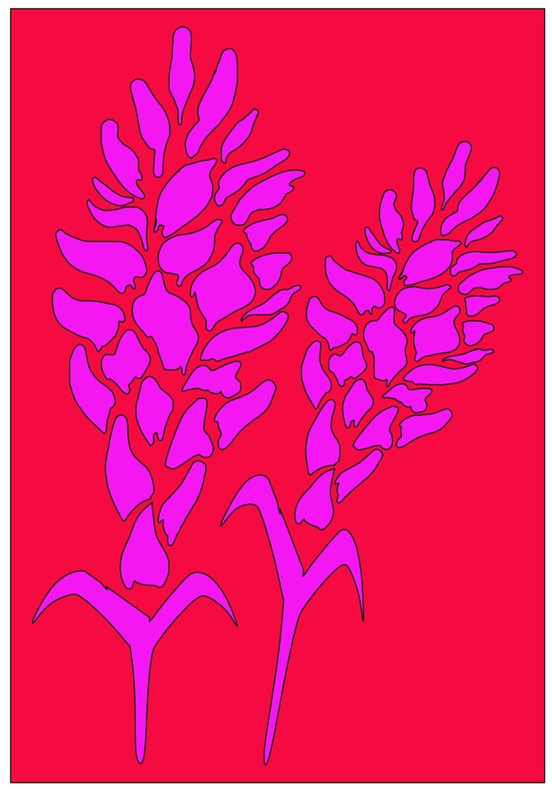 Teuila Samoan National Flowers Stencil - Etsy