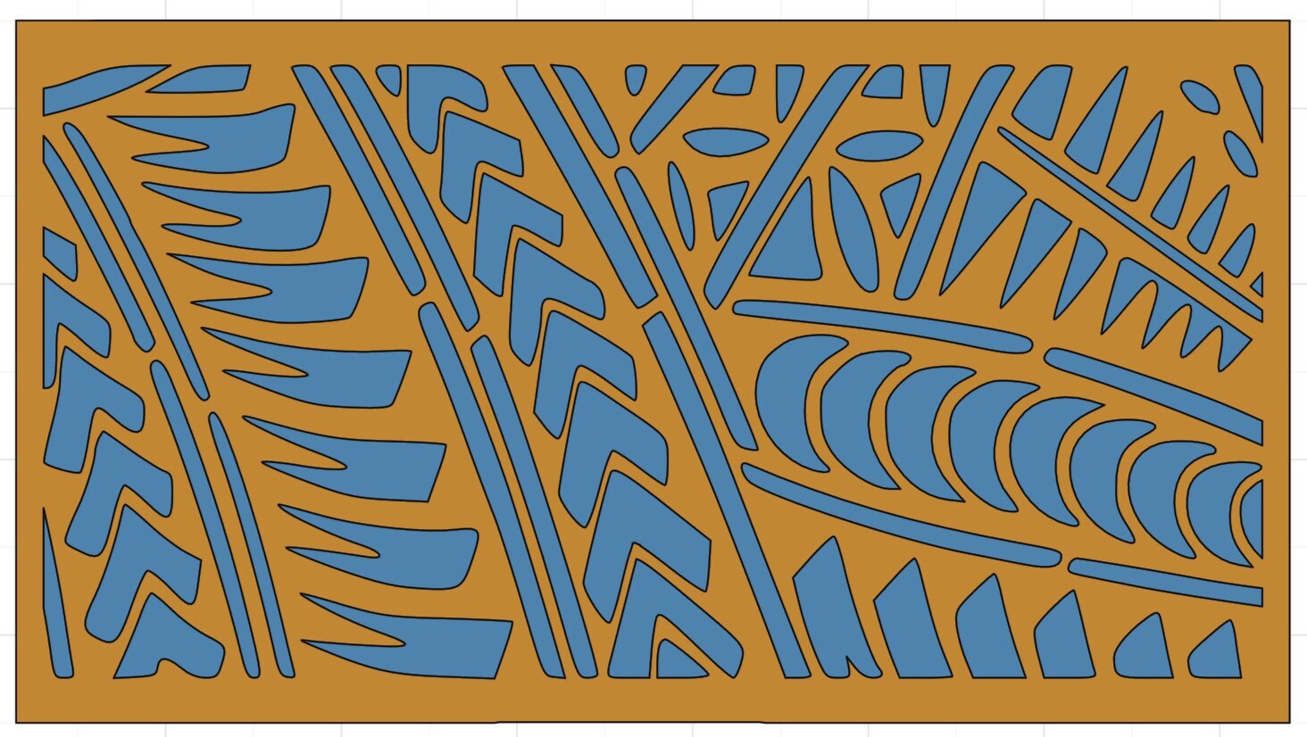 Samoan Traditional Fabric Border Stencil - Etsy