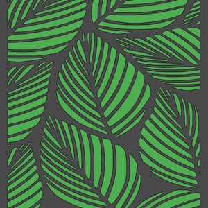Large Leaf Stencil - Etsy Australia