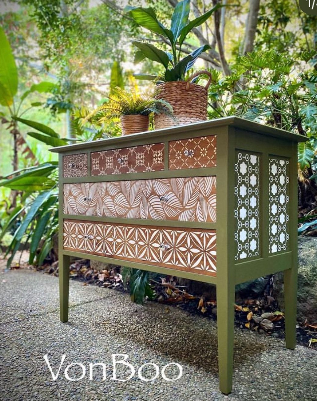 Daisy Bone Inlay Stencil - Etsy