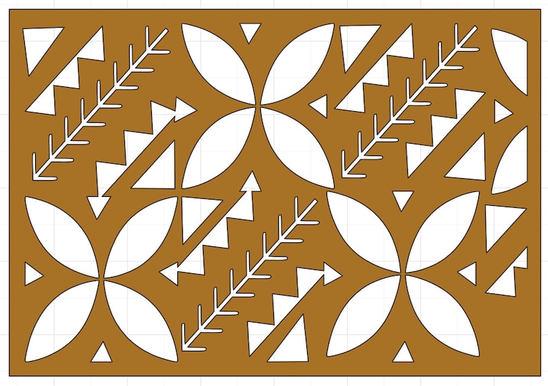 Polynesian Cake Stencil - Etsy