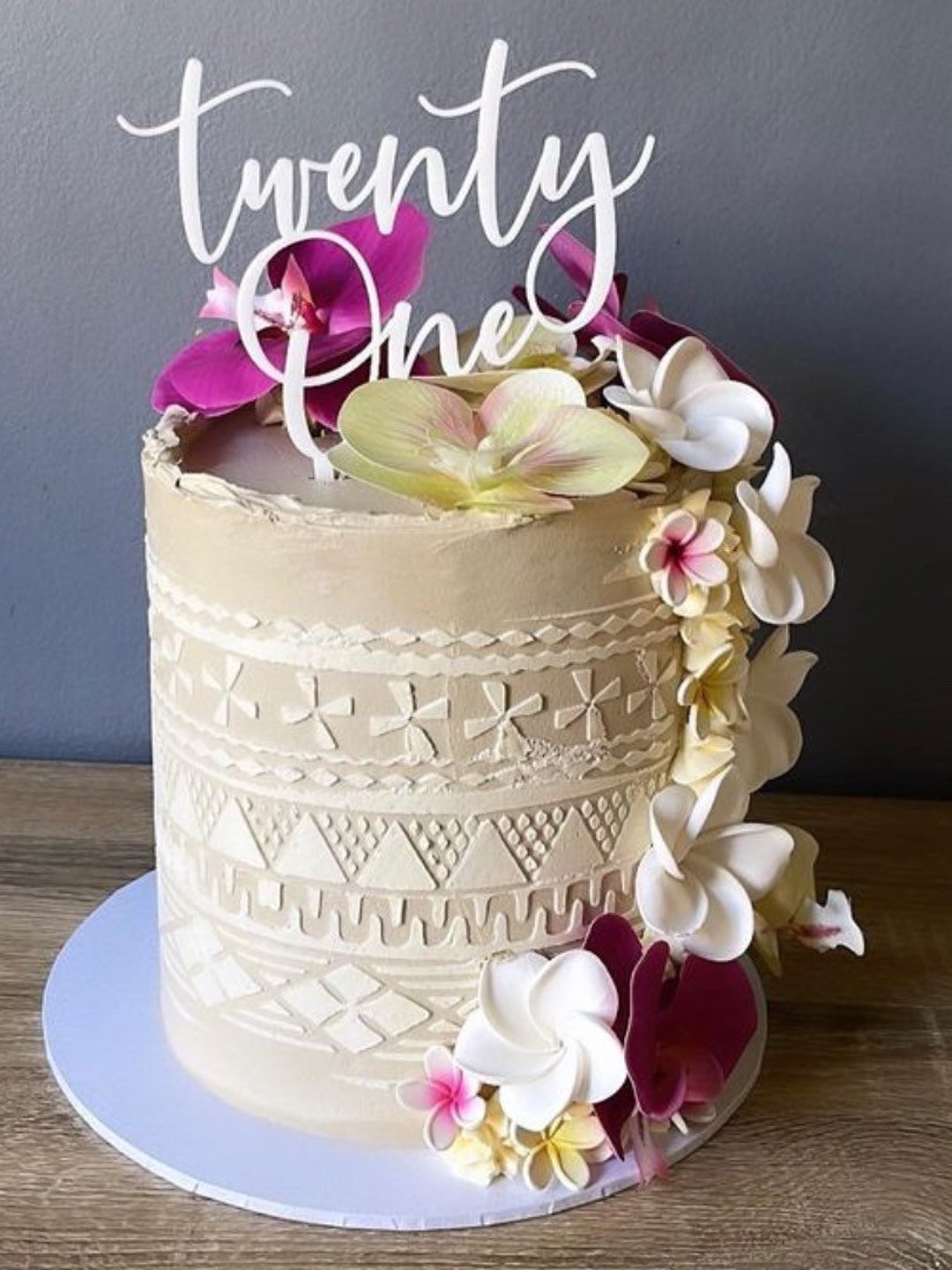 Fijian Cake Stencil - Etsy