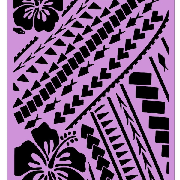 Samoan Stencil for Cake - Etsy Australia