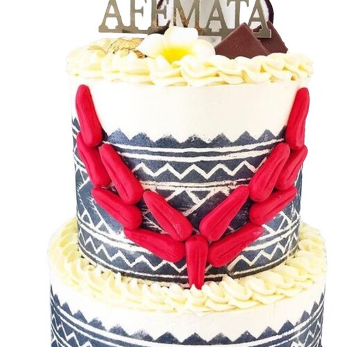 Polynesian Samoan Design Craft Cake Wrap Around Stencil - Etsy