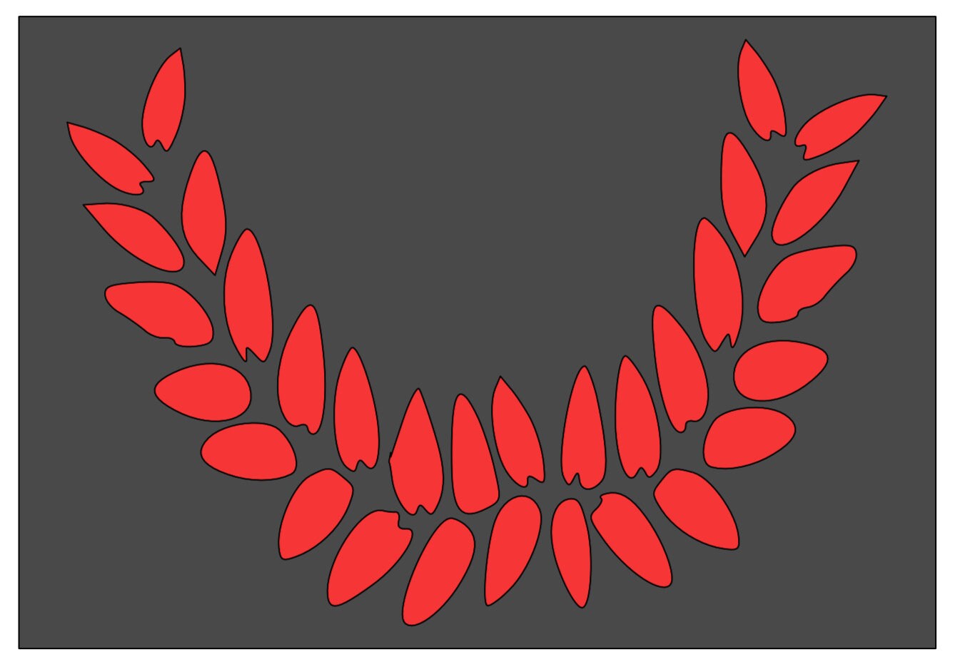 Classic Samoan Ula Fala Stencil - Etsy