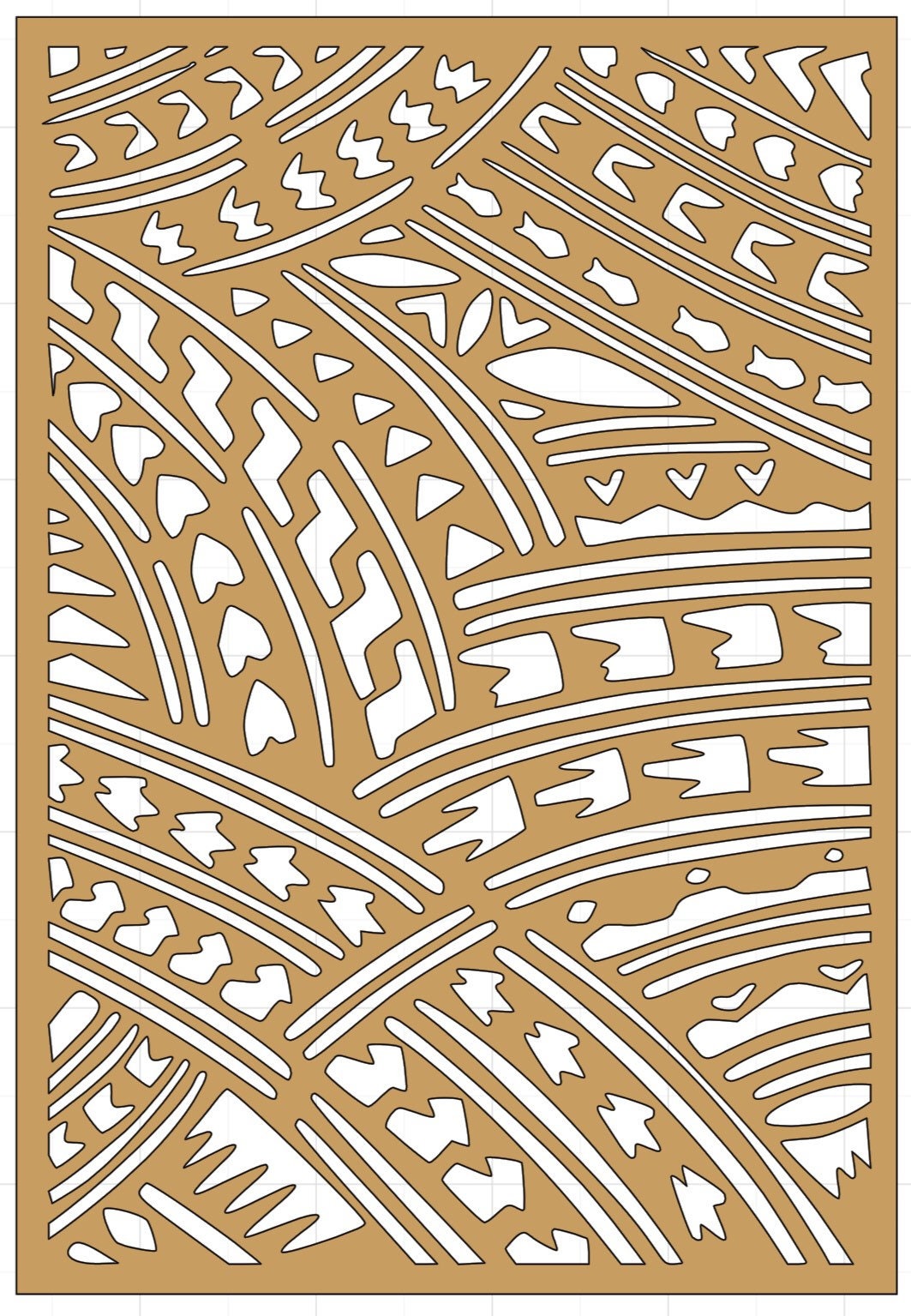 Samoan Traditional Fabric Stencil - Etsy