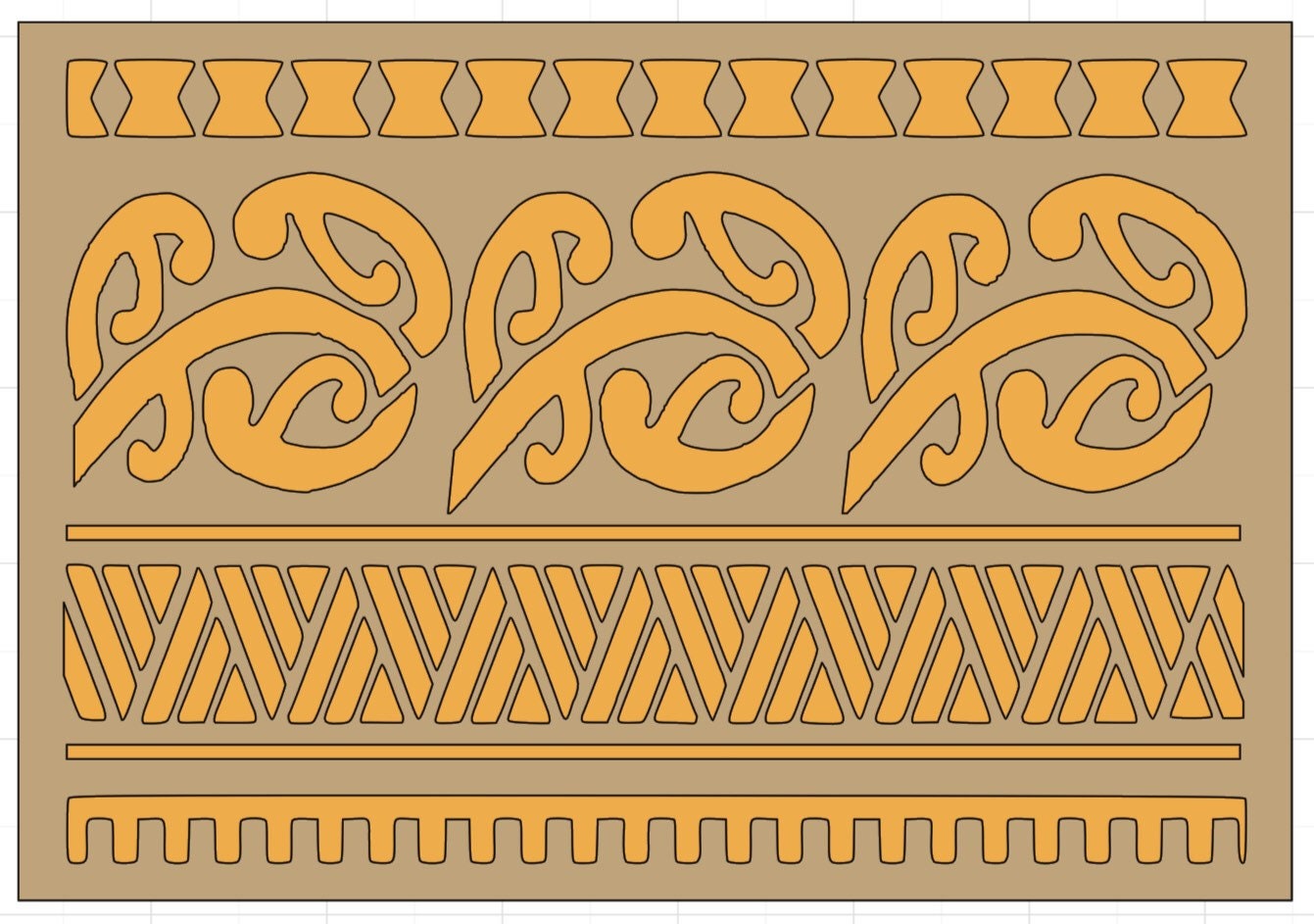 Maori Earth Stencil - Etsy Australia