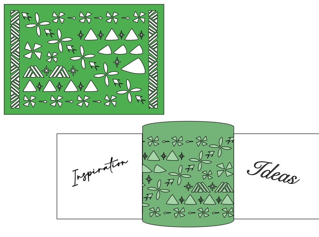 Tokelau Diagonal Stencil - Etsy