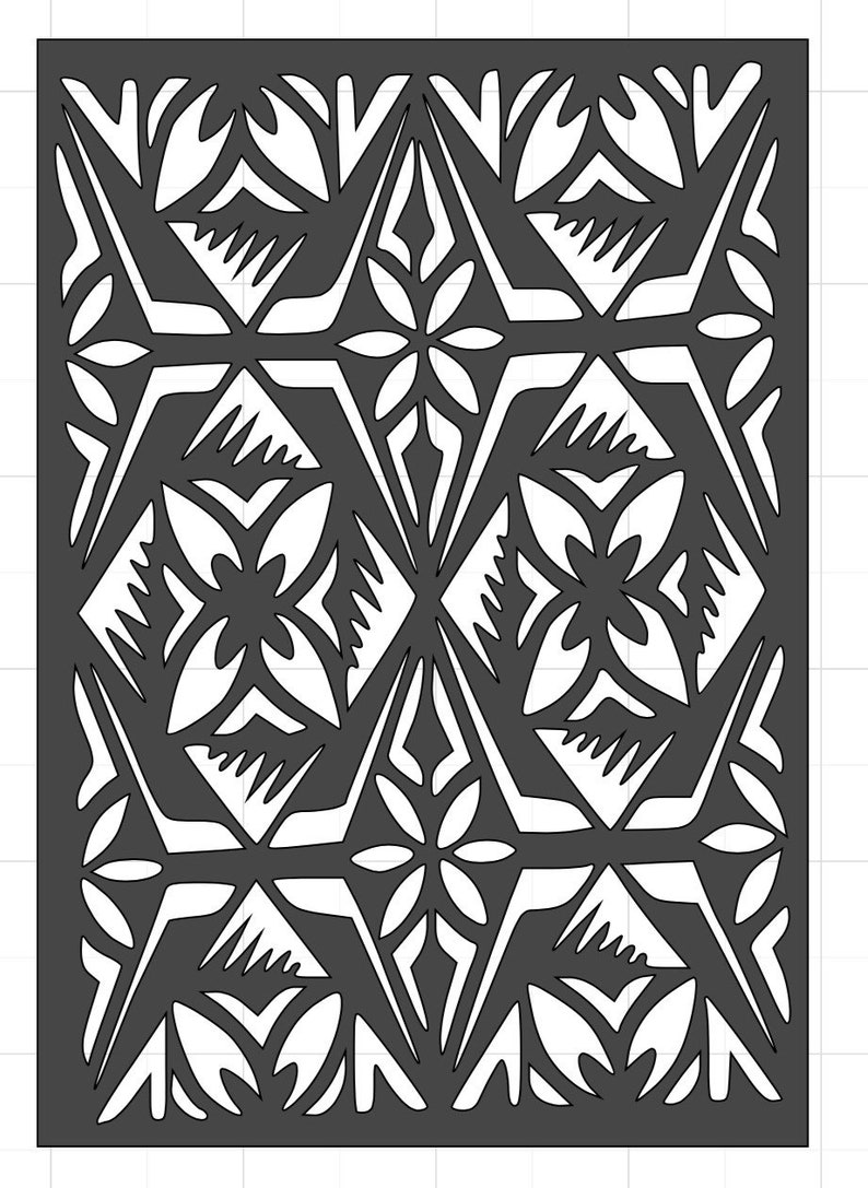 Polynesian Arrowhead Stencil - Etsy