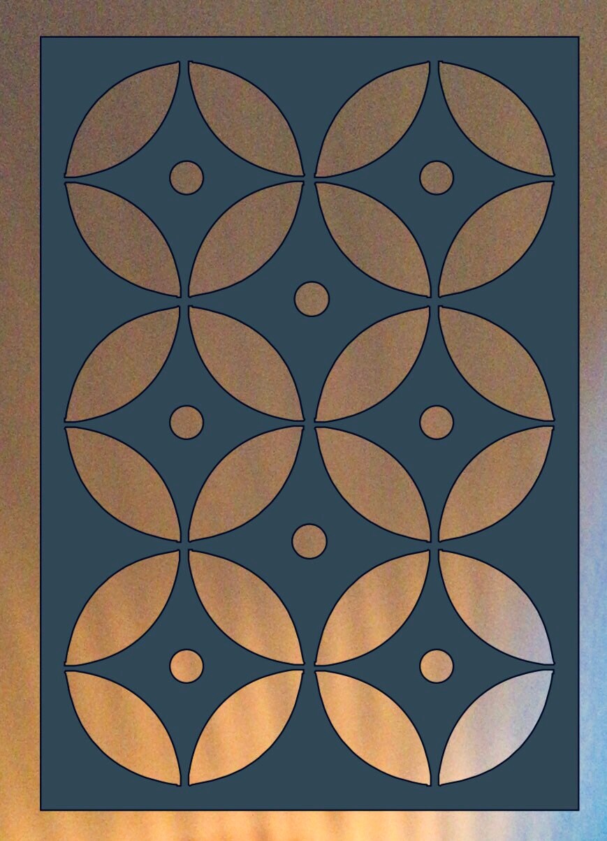 Retro Bone Inlay Stencil - Etsy