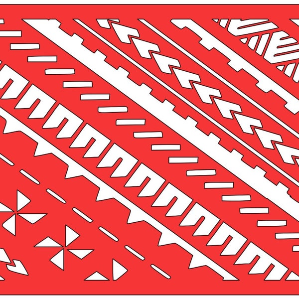 Samoan Tattoo Stencil - Etsy