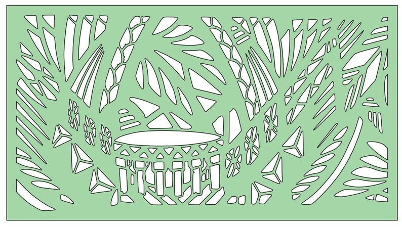 Samoan Kava Bowl Border Stencil - Etsy