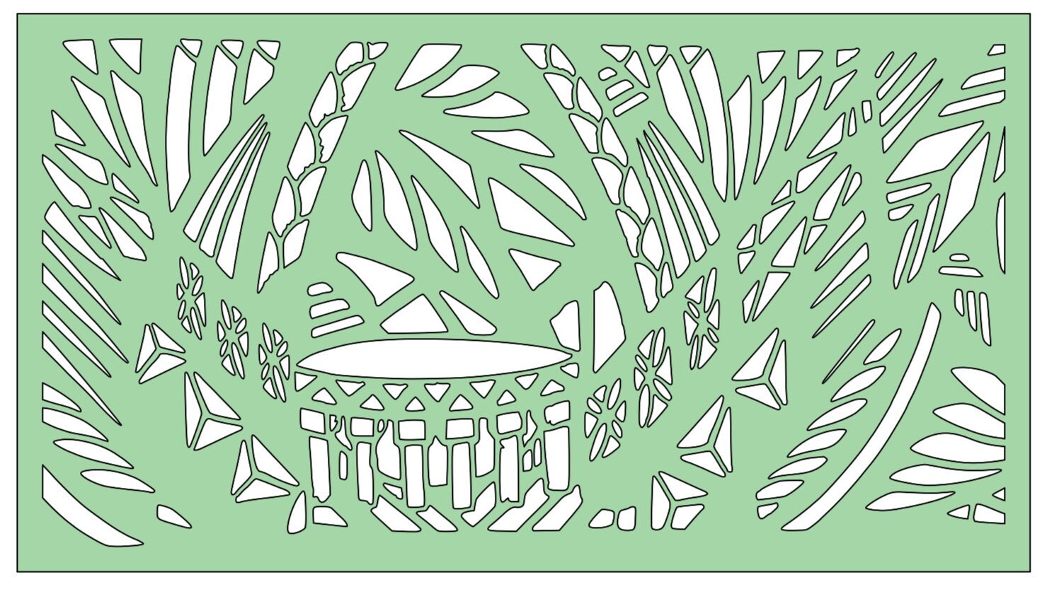 Samoan Kava Bowl Border Stencil - Etsy