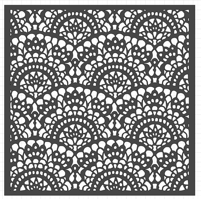 Vintage Victorian Lace Stencil - Etsy