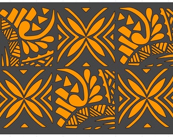 Polynesian Tile - Etsy