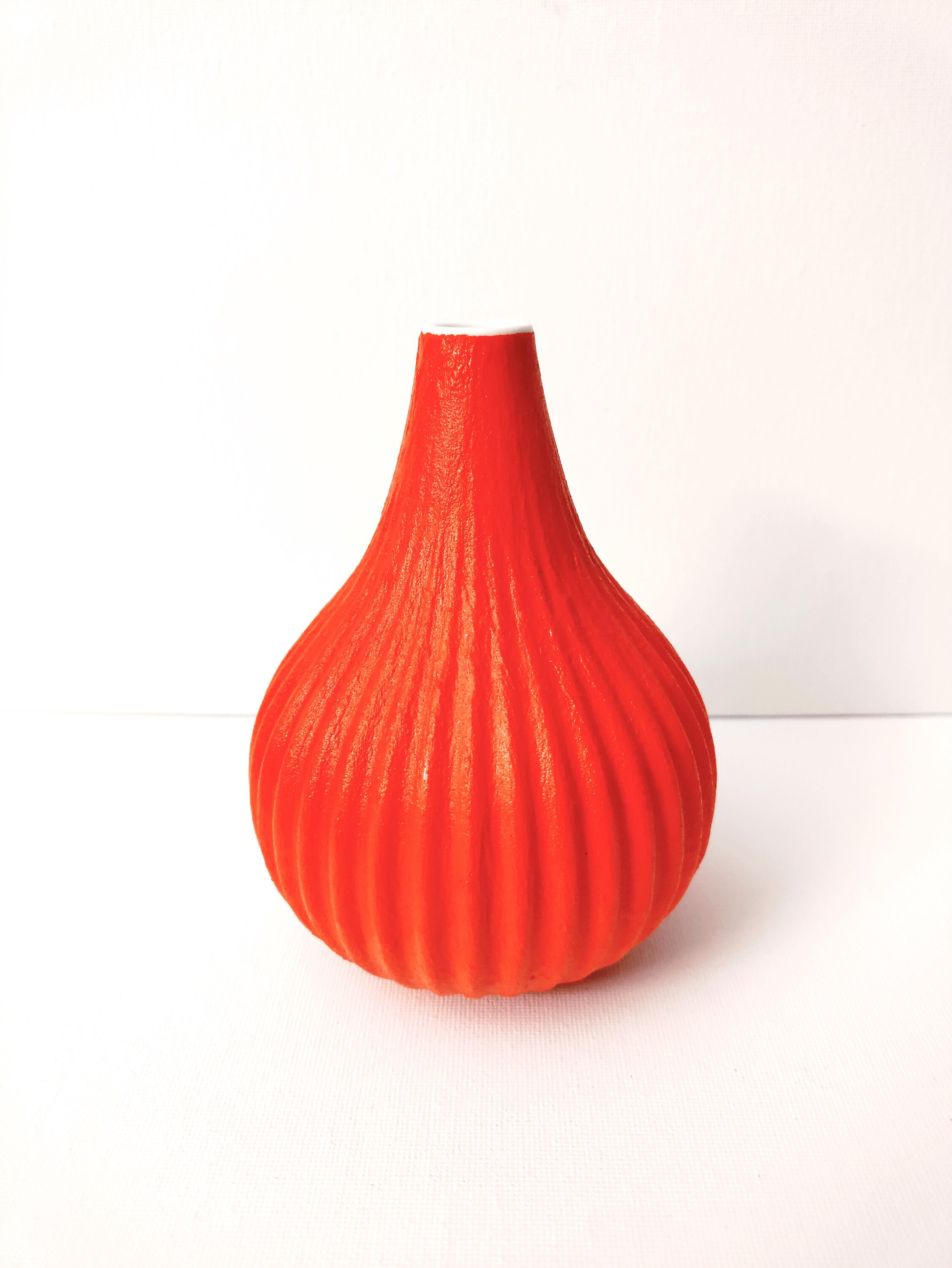 Bud Vase, IMPERFECT Red Bud Vase, Small Red Boho Vase, Ceramic Vase, 4. ...