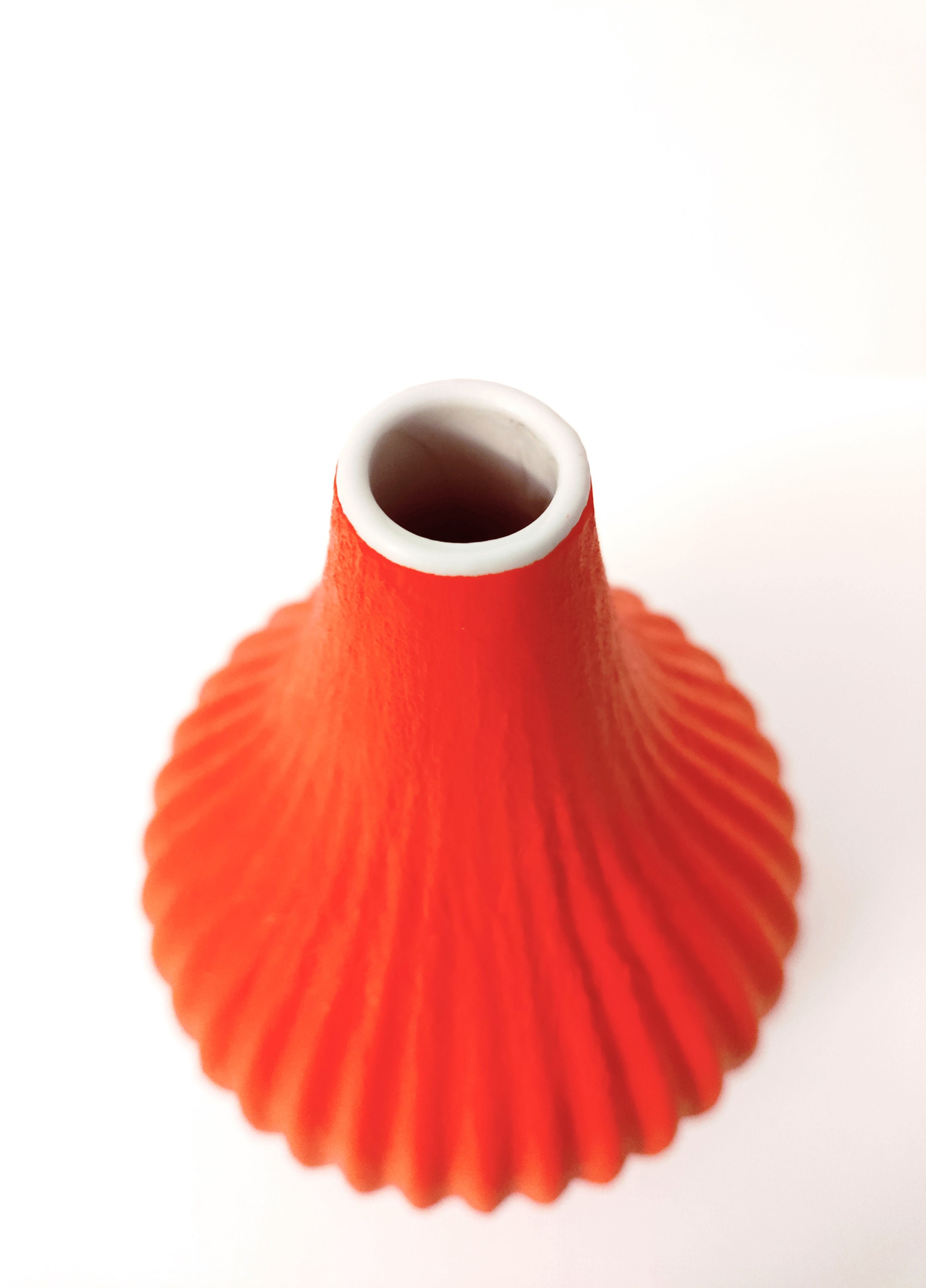 Bud Vase, IMPERFECT Red Bud Vase, Small Red Boho Vase, Ceramic Vase, 4. ...