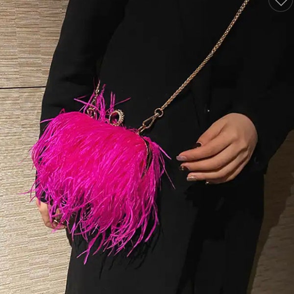 Feather Purse - Etsy