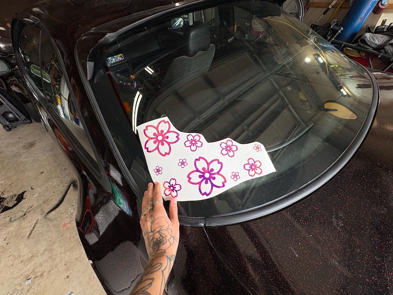 Holographic Car Decal, Jdm, Peeper Sticker, Skeleton Car Decal ...