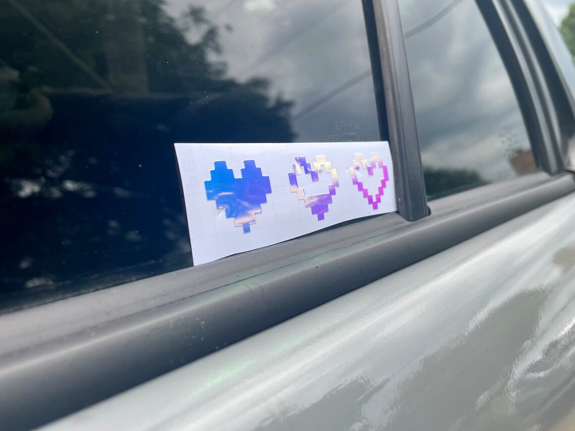 Holographic Car Decal, Jdm, Girl Car Decal, Motorcycle Helmet Decal ...