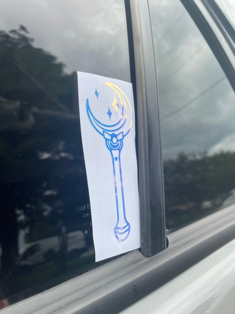 Sailor Moon Middle Finger, Anime Laptop Sticker, Anime Car Decal ...