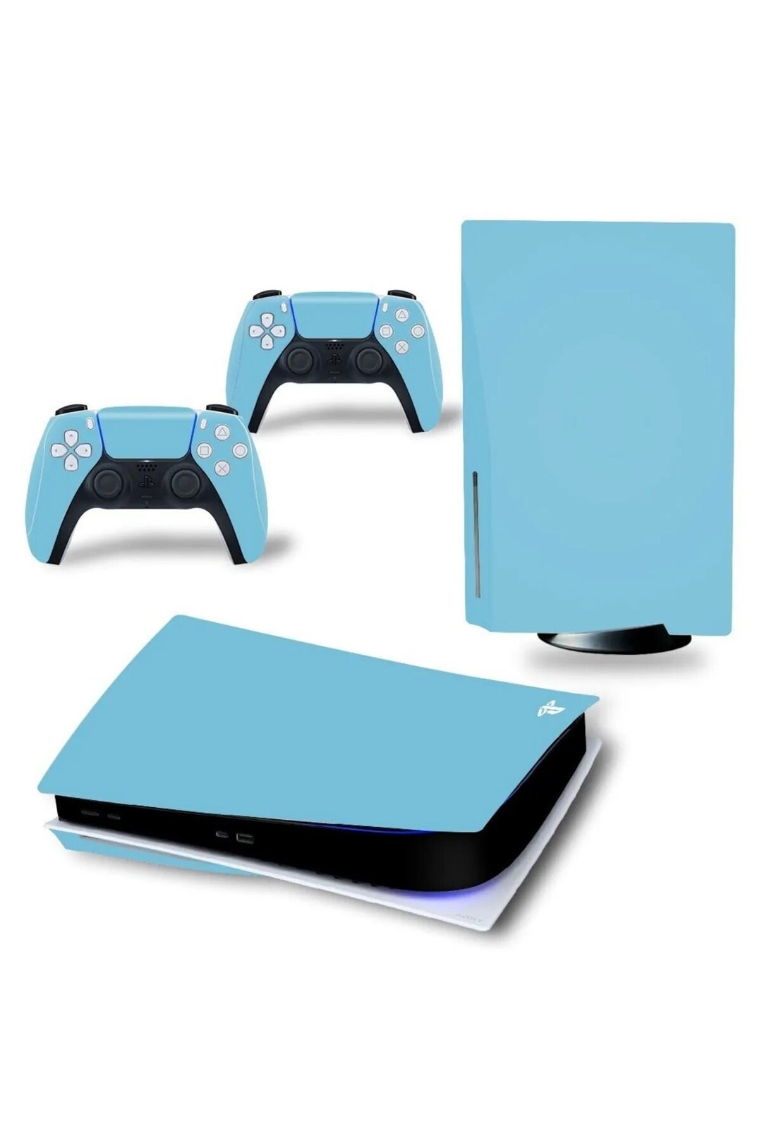 Aqua Blue Playstation 5 Controller & Console Skin Aqua Blue - Etsy