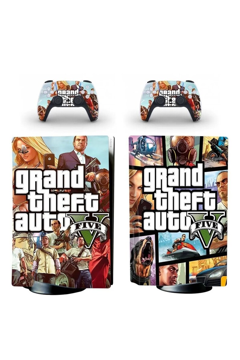 Grand Theft Auto V Playstation 5 Controller & Console Skin - Etsy