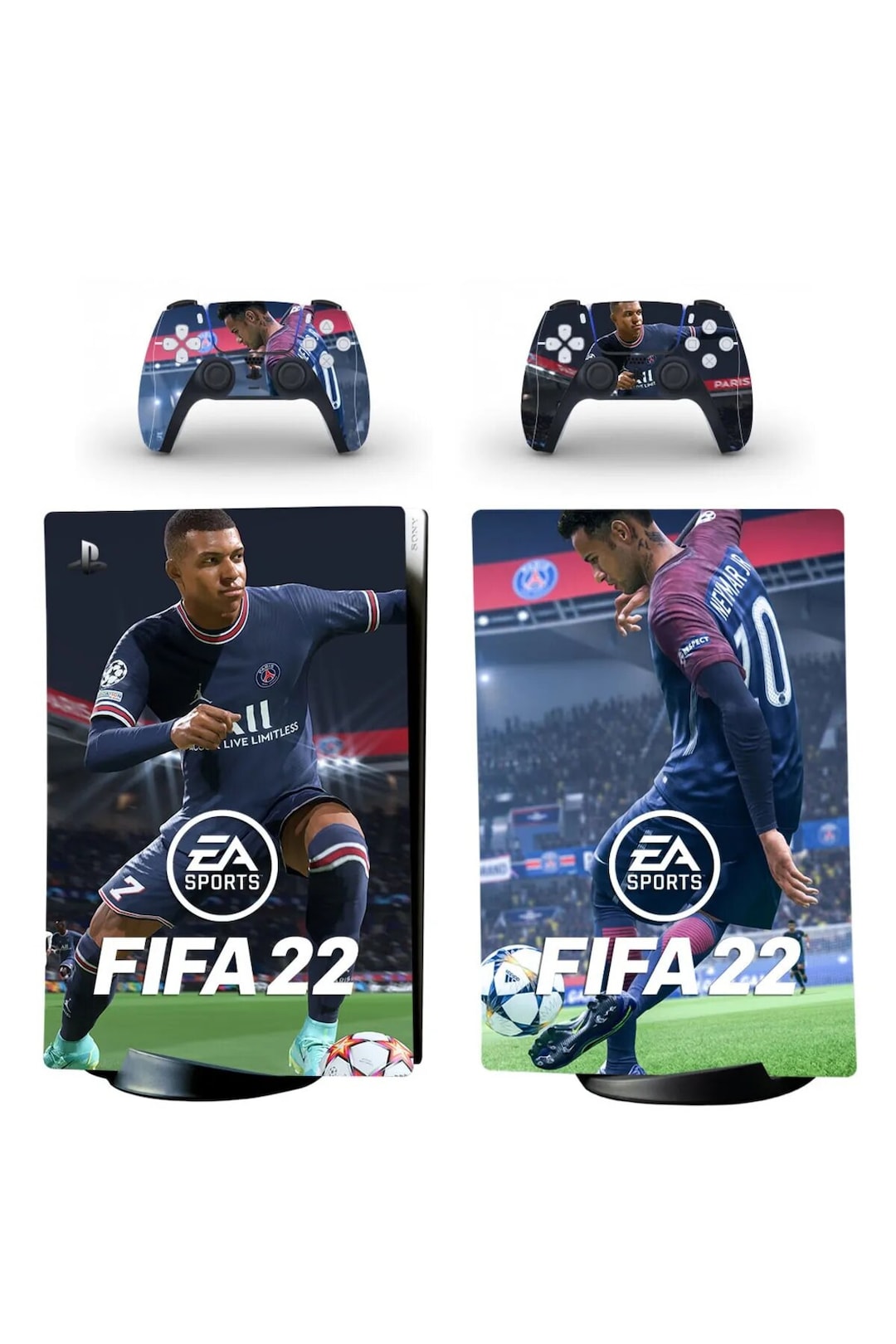 Fifa Mbappe and Neymar Playstation 5 Controller & Console - Etsy
