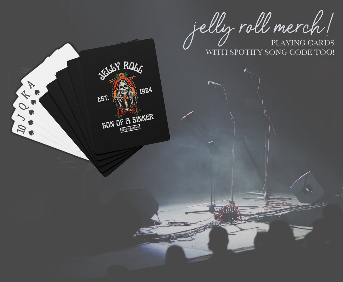 Jelly Roll Jelly Roll Merch Playing Cards Son of A Sinner - Etsy