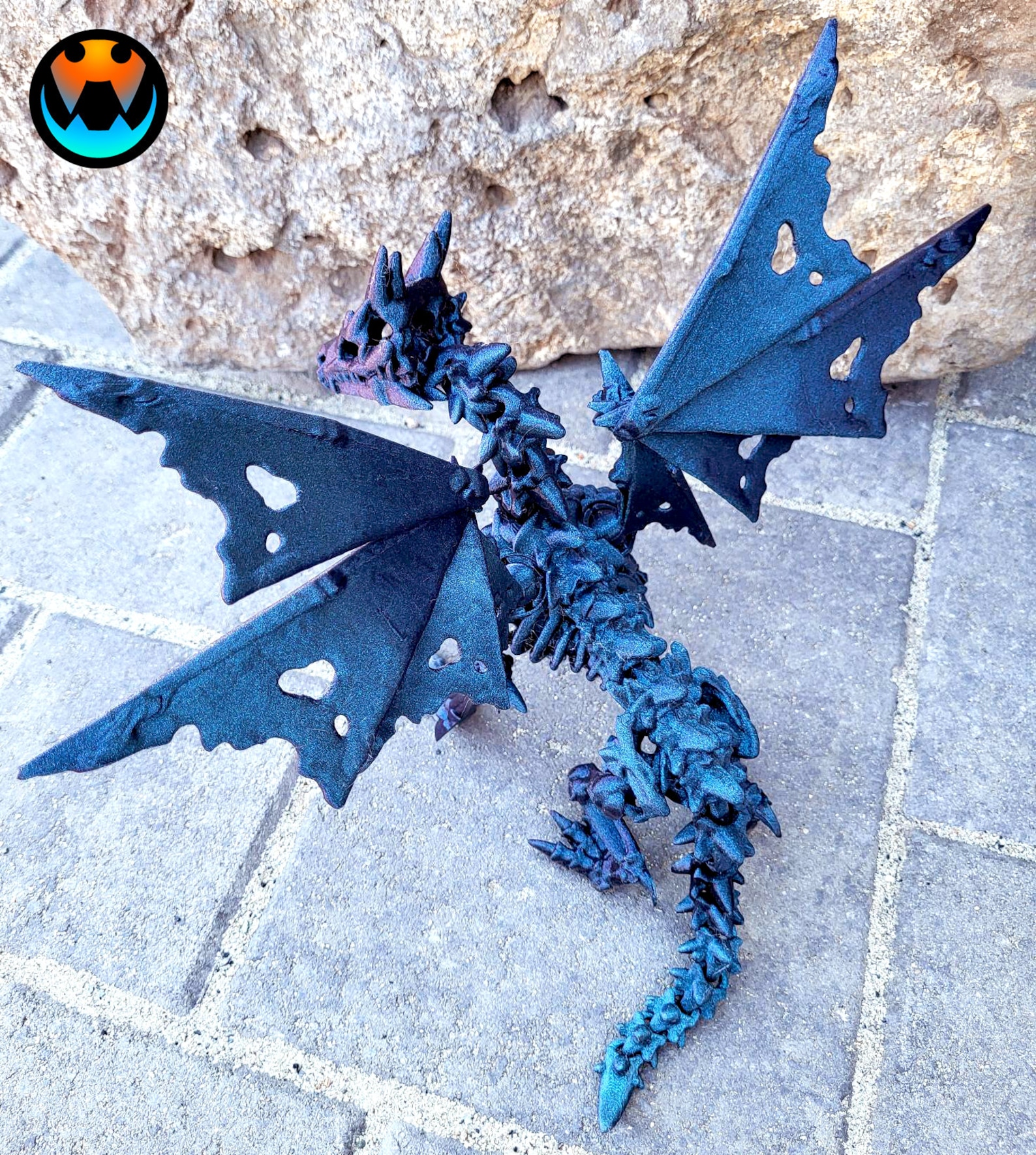 Wraithwing Dragon Cinderwing3d, STL File for 3D Printing,, STL Print ...