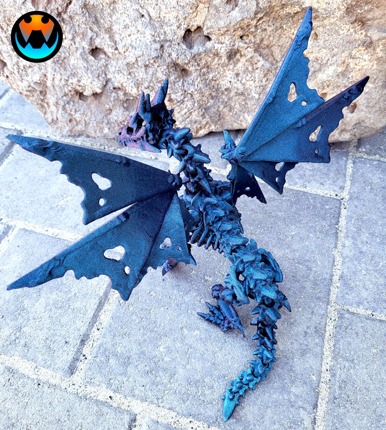 Wraithwing Dragon Cinderwing3d, STL File for 3D Printing,, STL Print ...