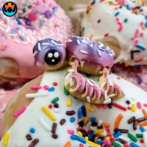 Donurtle, Donut Turtle, STL Print Files, Articulating Flexi Wiggle Pet ...
