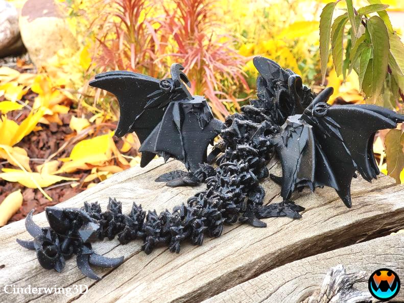 Nightwing Dragon: Cinderwing3d STL File for 3D Printing Cute - Etsy Canada