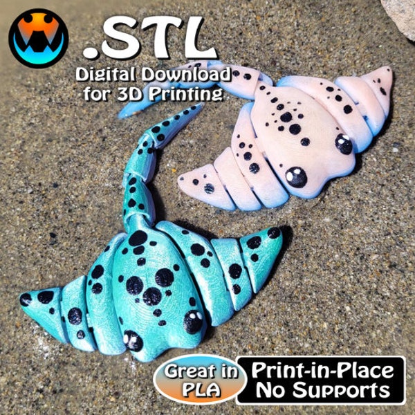 3d Print File Stingray - Etsy