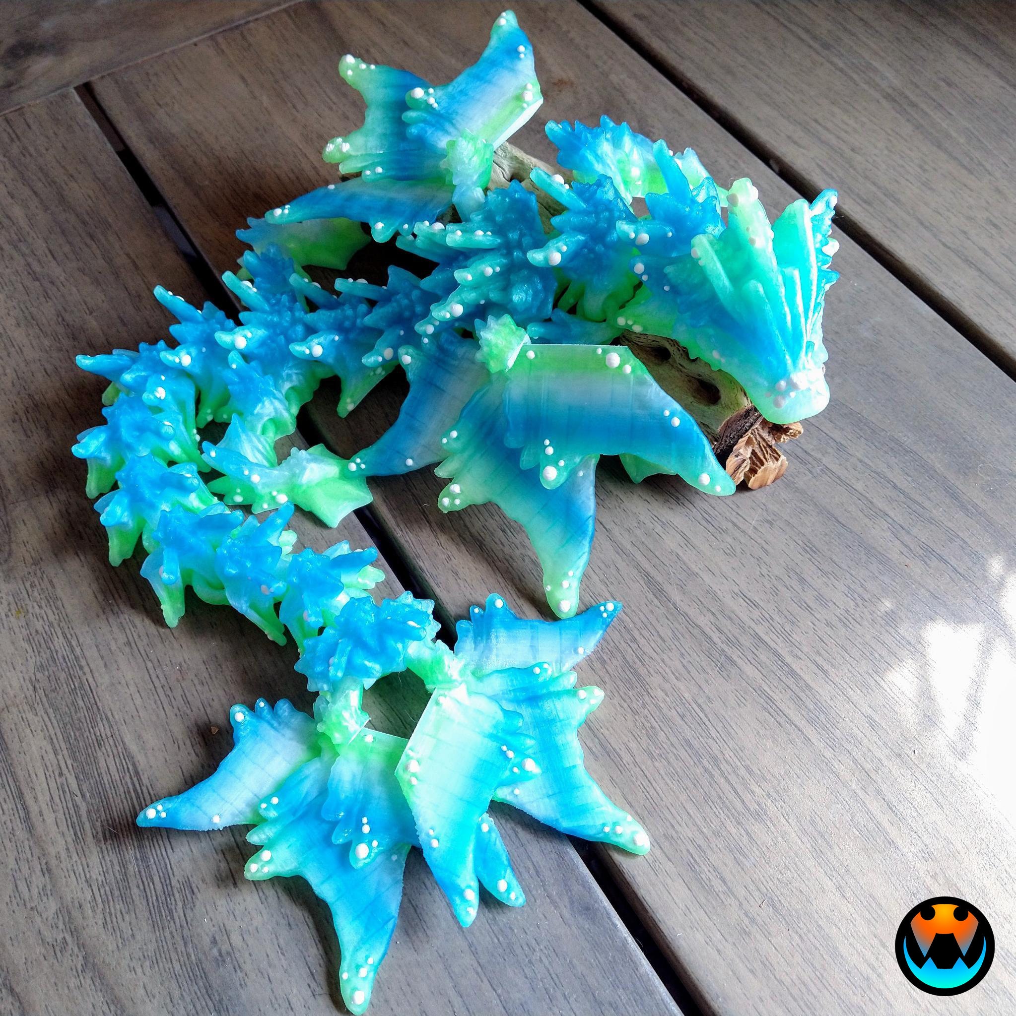 Ocean Dragon, Cinderwing3d, STL File for 3D Printing, STL Print Files ...