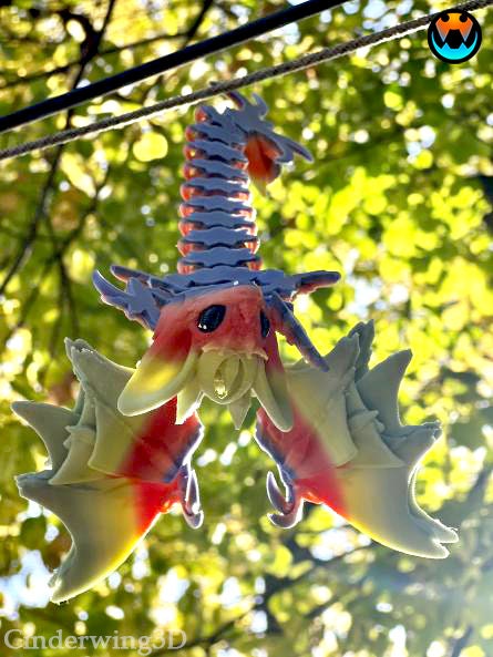 Nightwing Dragon: Cinderwing3d STL File for 3D Printing Cute - Etsy Canada