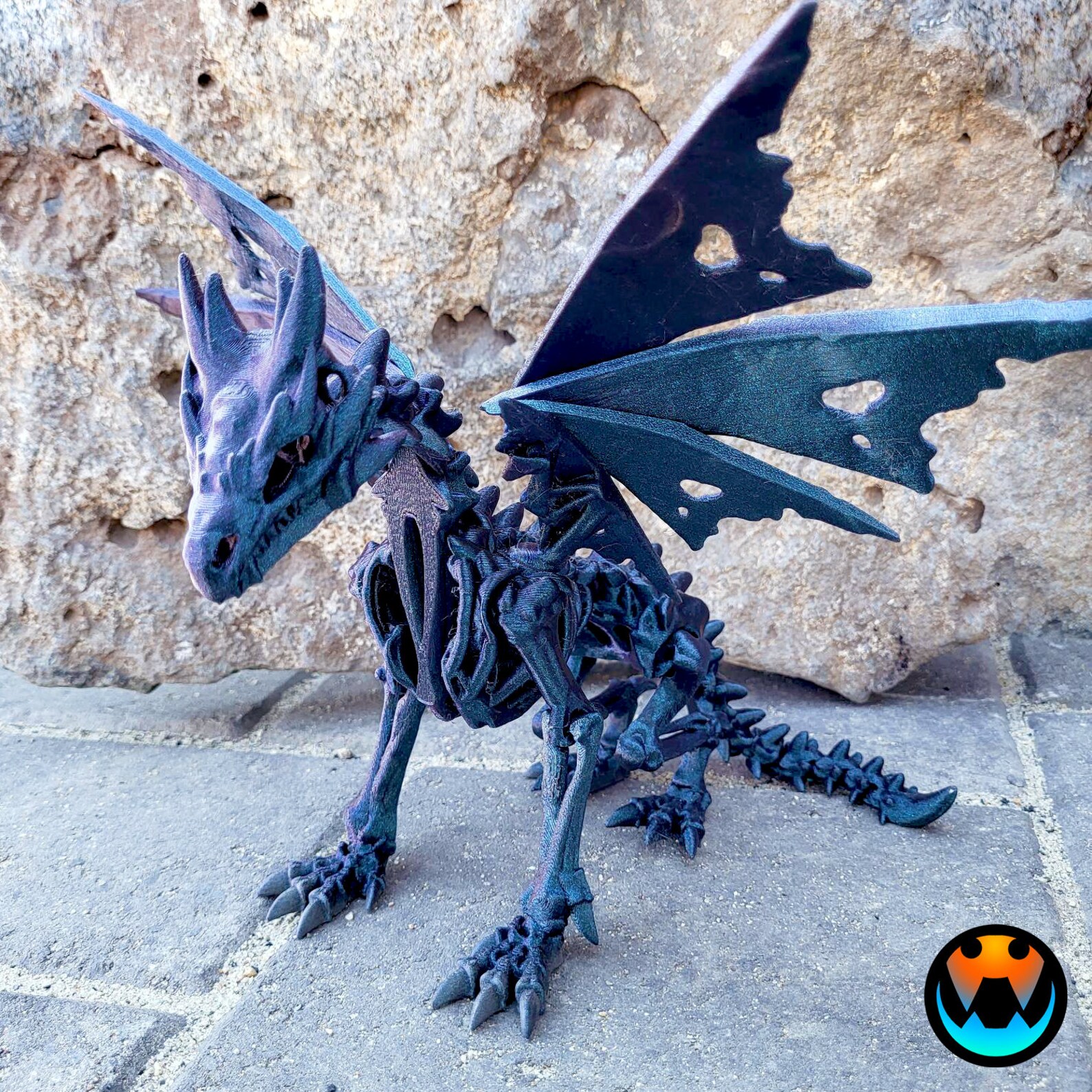 Wraithwing Dragon Cinderwing3d, STL File for 3D Printing,, STL Print ...