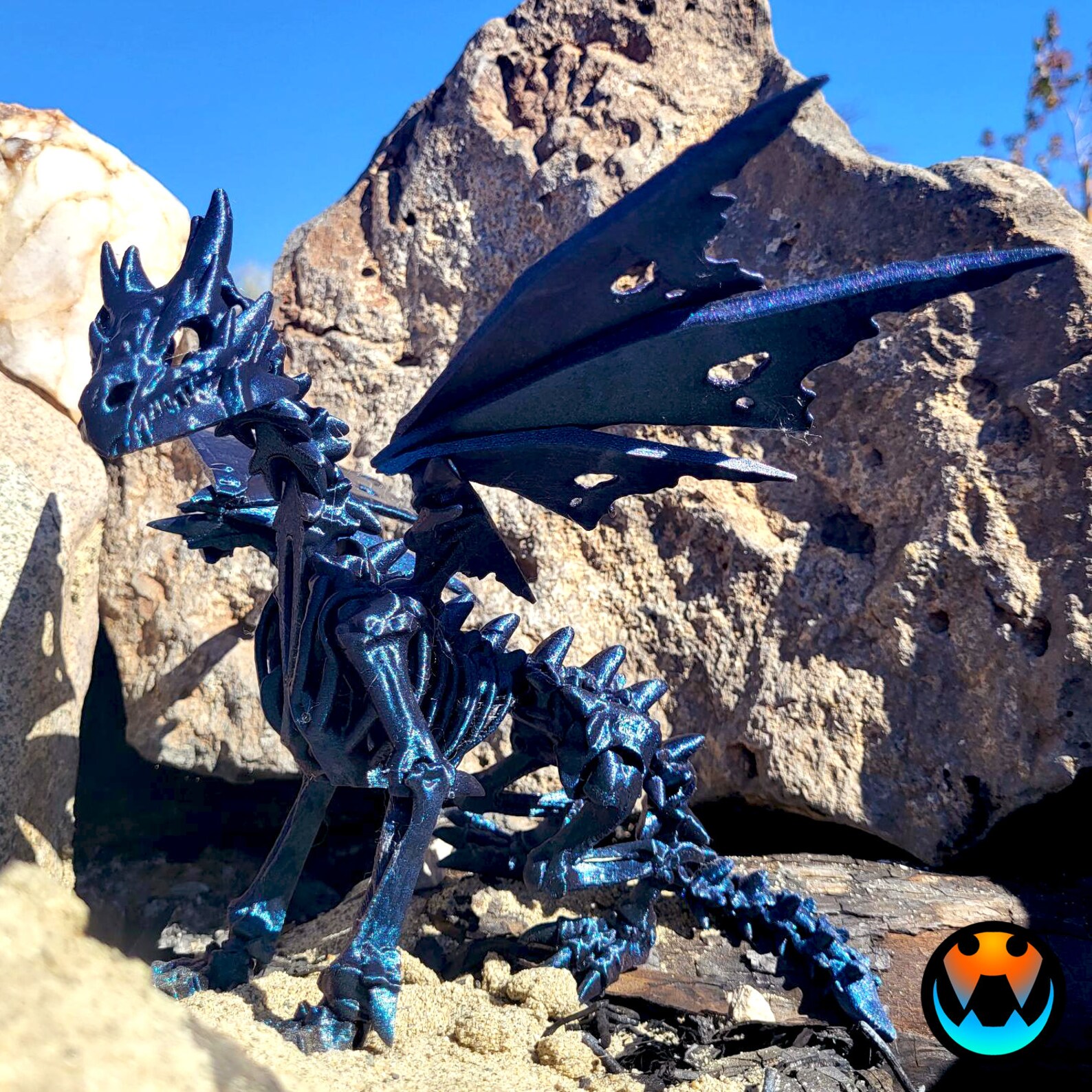 Wraithwing Dragon Cinderwing3d, STL File for 3D Printing,, STL Print ...