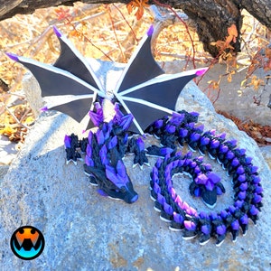 Crystal Wolf Dragon Cinderwing3d, STL File for 3D Printing,, STL Print ...