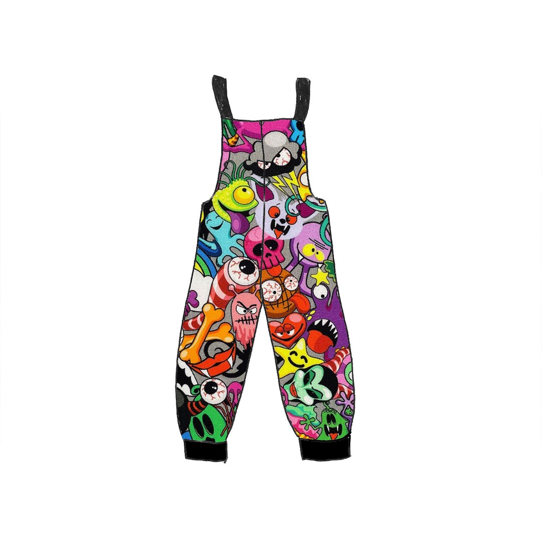 Wacky Kids Dungarees, Funky Kids Clothes, Unisex Kids Clothing, Boys ...