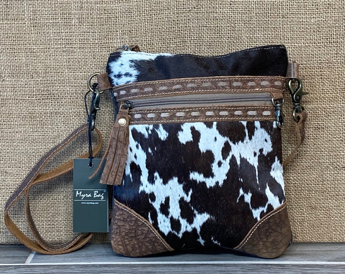 Western Cowhide Crossbody Purse - Etsy