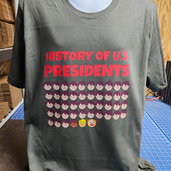 History of Us Presidents Shirt - Etsy