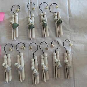 Nativity Clothespin Ornament - Etsy