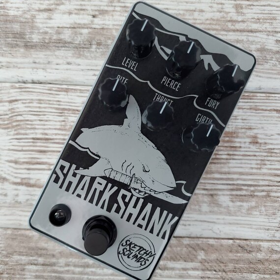 Sketchy Sounds Shark Shank High Gain Overdrive Pedal - Etsy