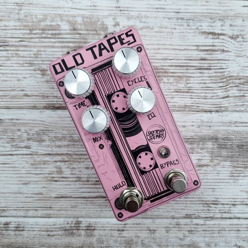 Sketchy Sounds Old Tapes Delay Guitar Pedal - Etsy